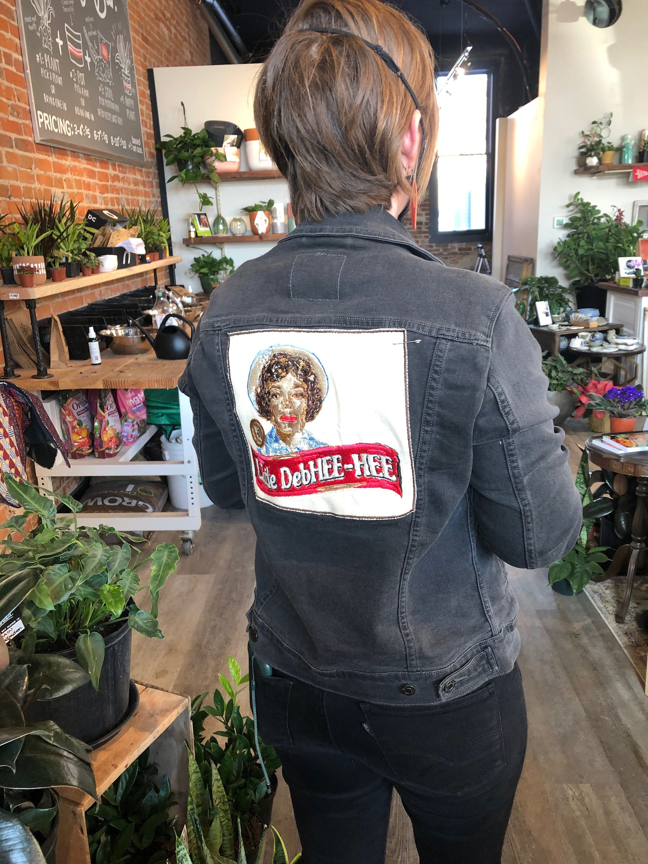 CUSTOM Embroidery Patch for Back of Denim Jacket DEPOSIT - Etsy