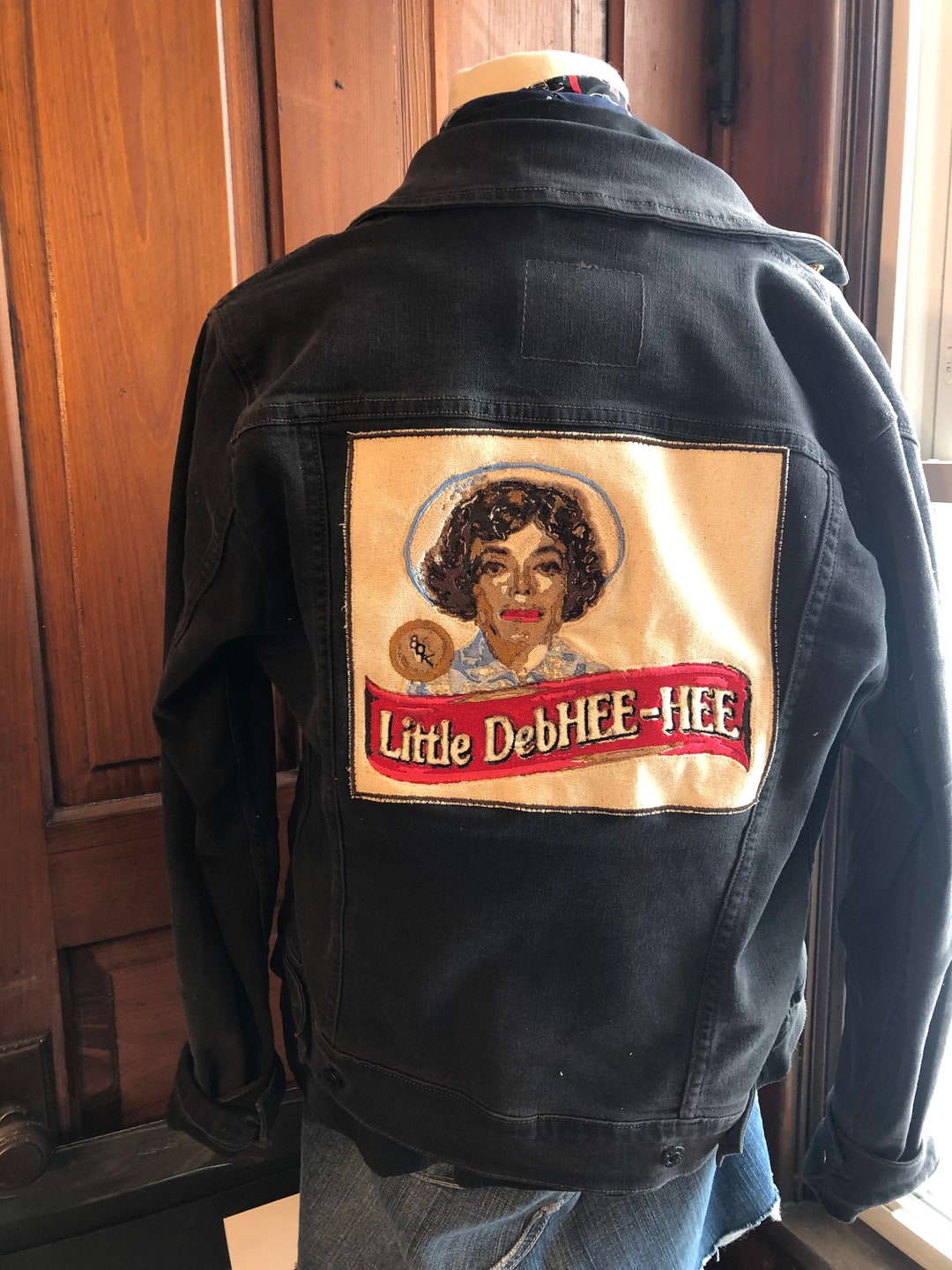 CUSTOM Embroidery Patch for Back of Denim Jacket DEPOSIT - Etsy