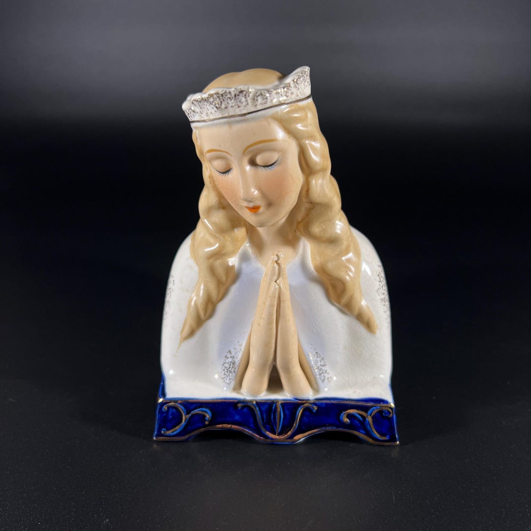 Shafford Madonna Planter Figurine - Virgin Mary - Catholic Religion ...