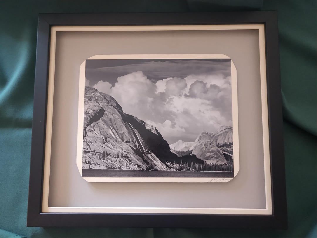 Signed Ansel Adams Photograph Tenaya Lake Yosemite Gelatin Silver Print ...