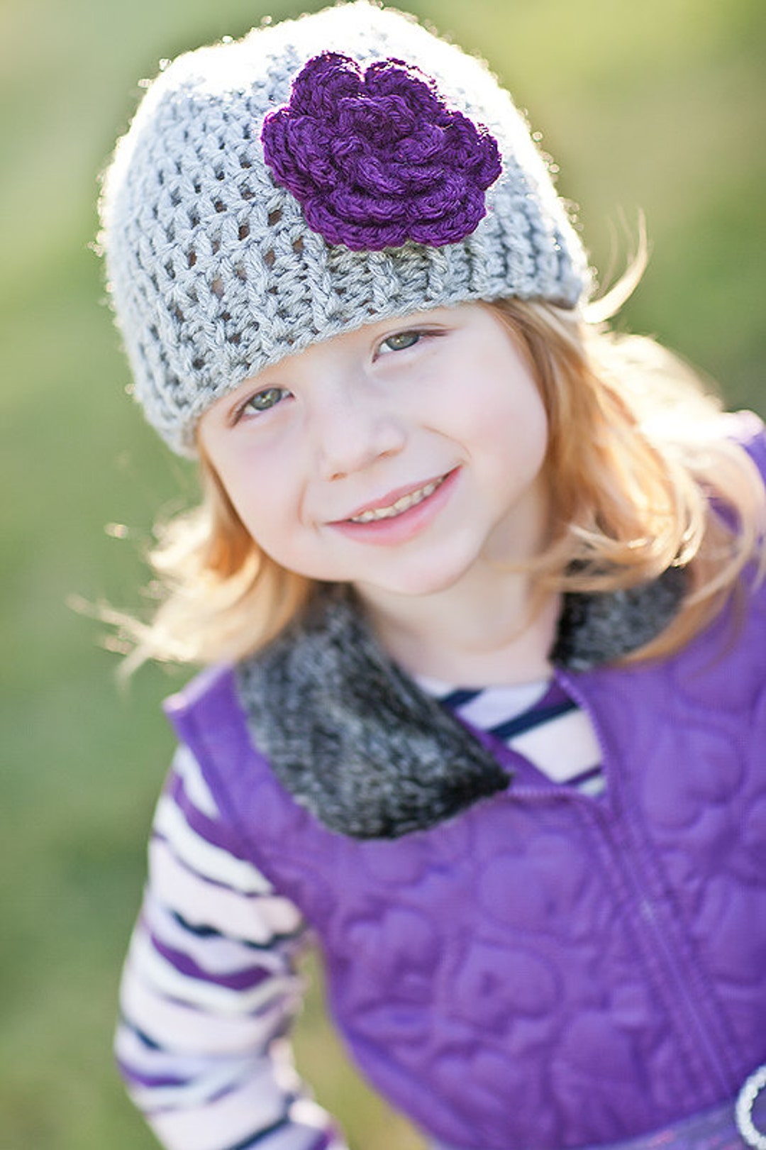 Girls Winter Hat / Crochet Baby Hat / Girls Hat / Crochet Girls Hat ...