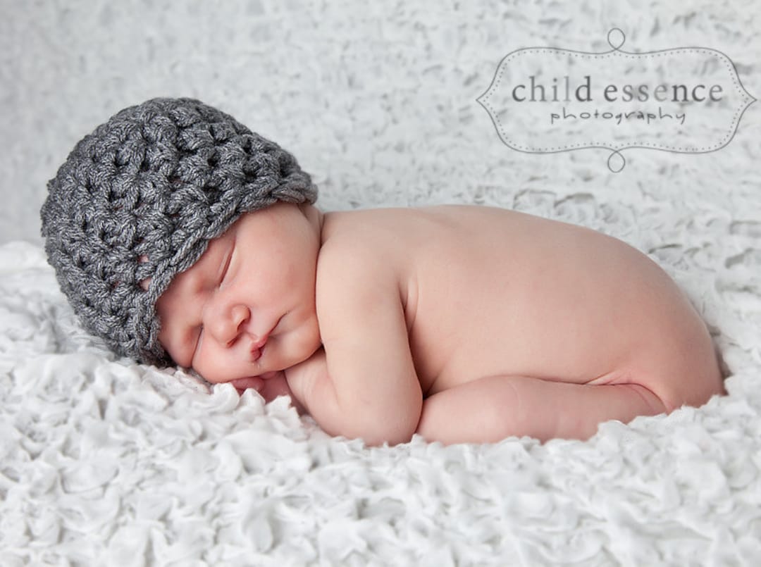 Newborn Boy Hat / Baby Boy Beanie / Baby Shower Gift Boy / Crochet ...
