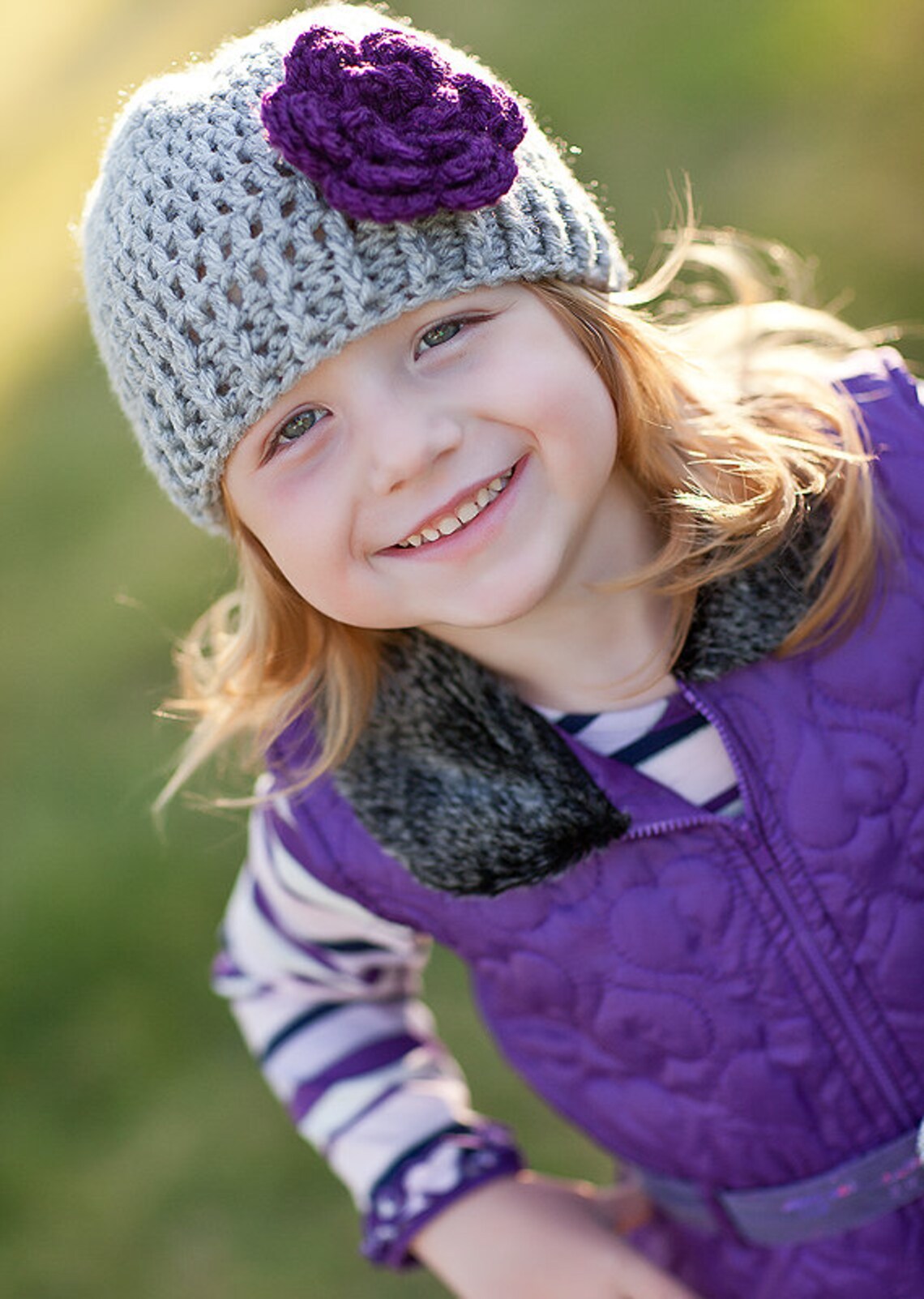Girls Winter Hat / Crochet Baby Hat / Girls Hat / Crochet Girls Hat ...
