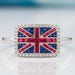 Union Jack 9ct Yellow Gold Union Jack Ring. Dr0503.buy One Get One Half ...