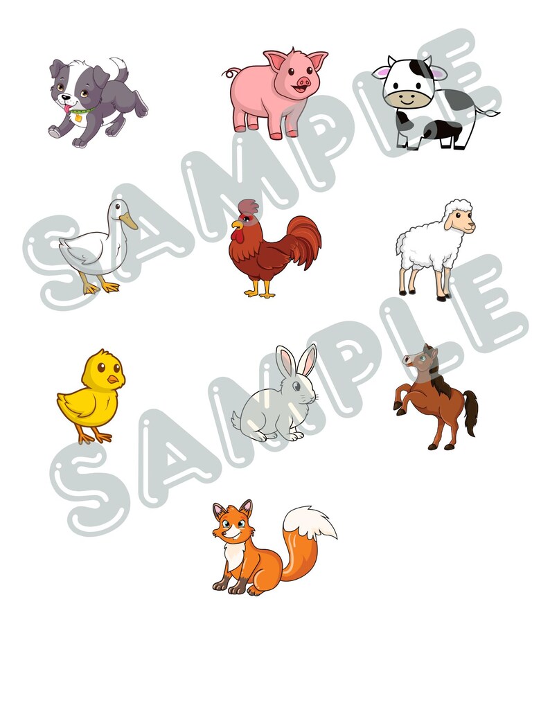Farm Animal Token Board – Printable Reward Chart for Kids | Positive ...