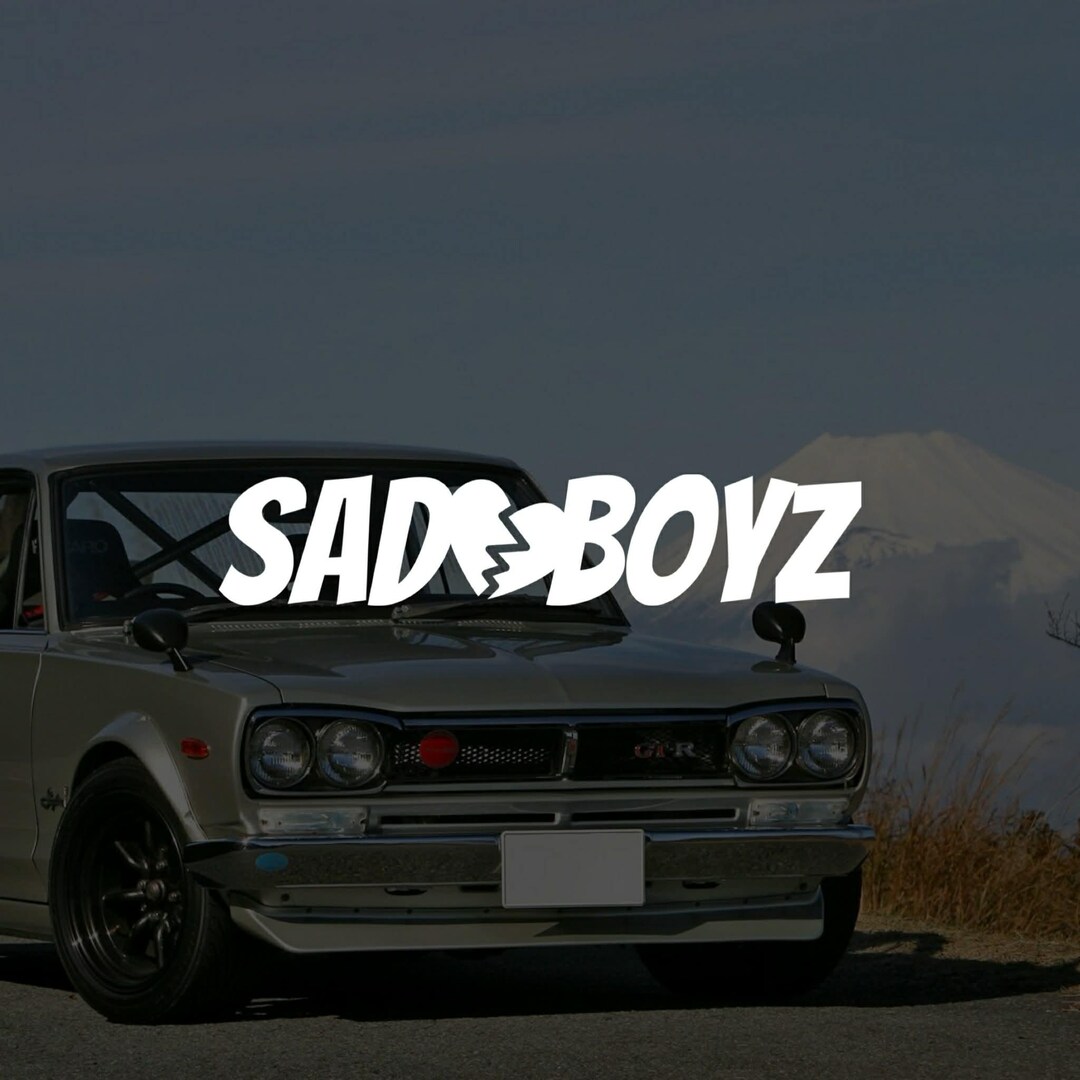 Sad Boyz Vinyl Sticker Decal JDM Euro - Etsy