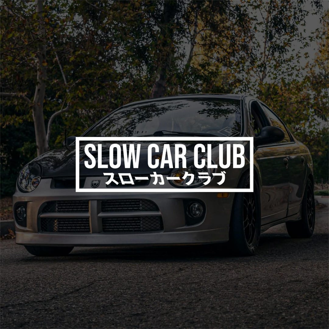 Slow Car Club Sticker Vinyl Decal JDM Euro - Etsy