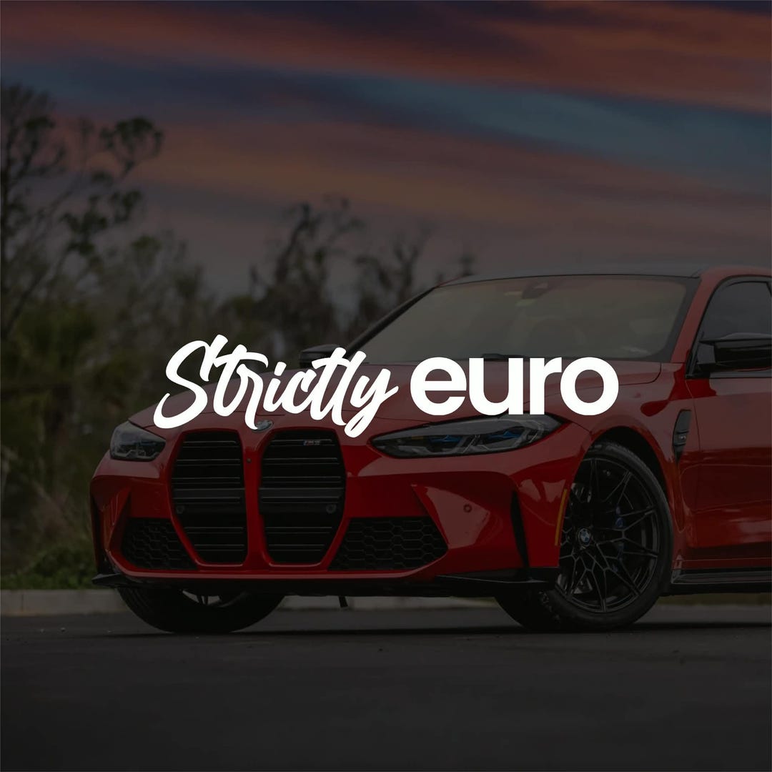 Strictly Euro Vinyl Sticker Decal Sticker - Etsy