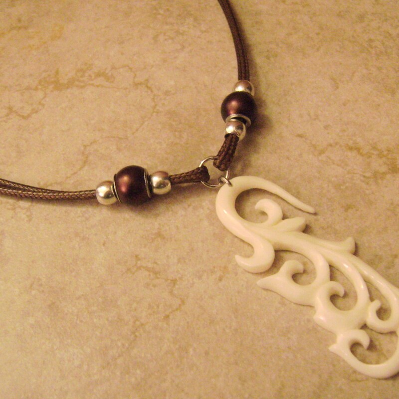 Tribal Bone Necklace - Etsy