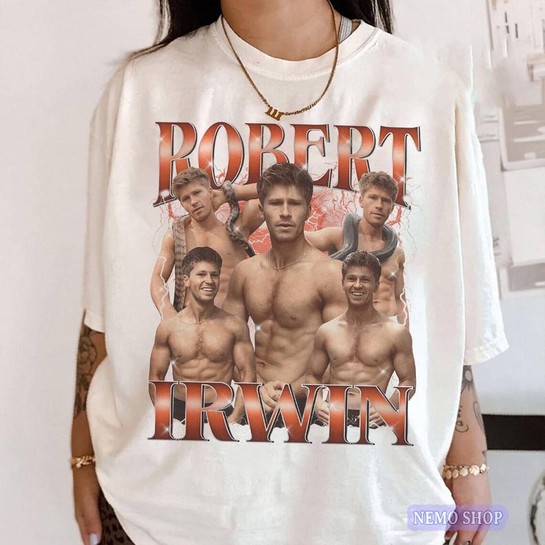 Vintage Robert Irwin Shirt, DWTS Robert Irwin 2025 Bootleg Unisex T ...