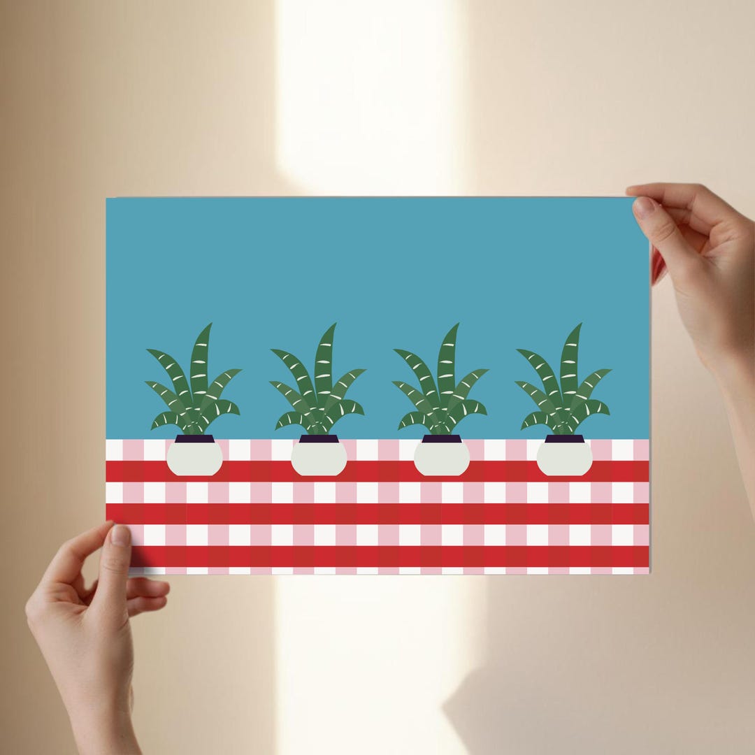 Yuka Plant Poster, Kitchen Wall Art, Home Decor Gift - Etsy