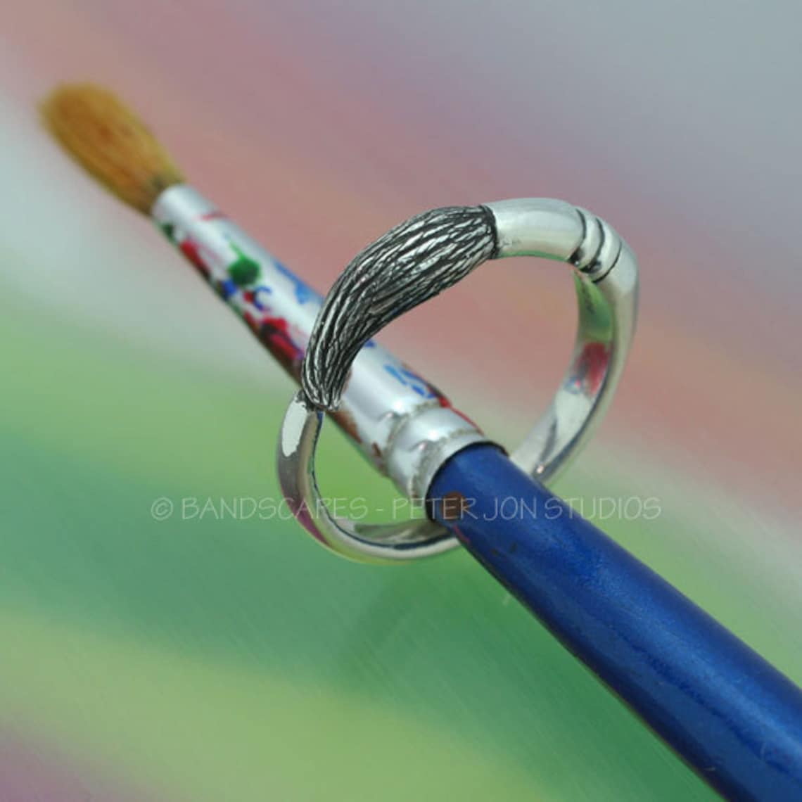 The ARTIST'S BRUSH RING -be Married to Your Art. This Ring in Sterling ...
