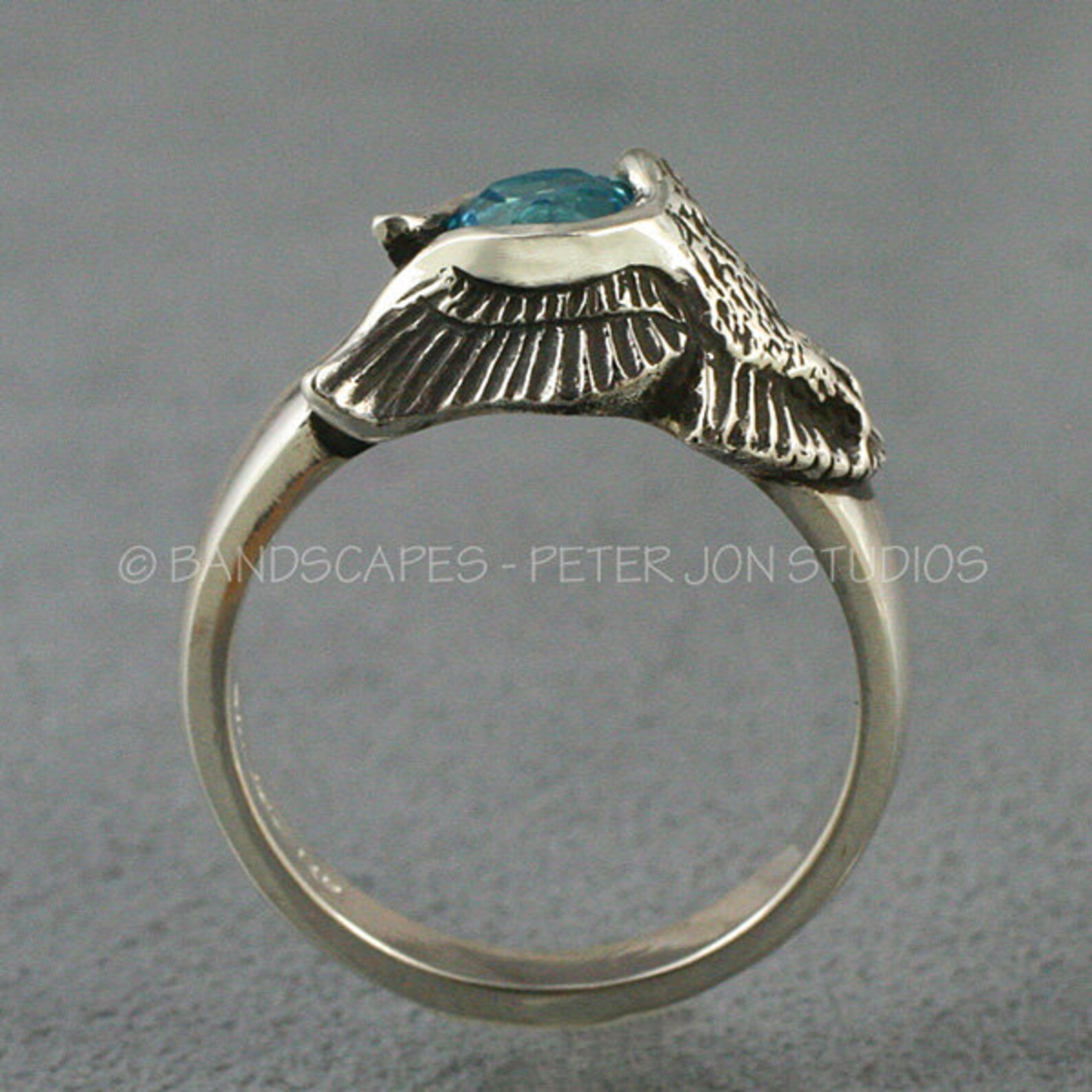 EAGLE WINGS Ring Made to Order in Your Choice of 14k White | Etsy