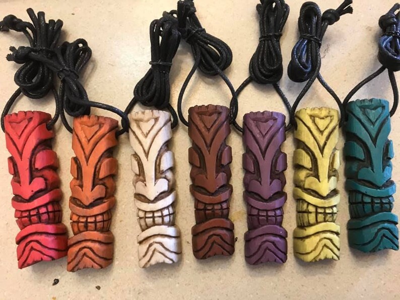New Tiki Necklace by Tiki King! - Etsy