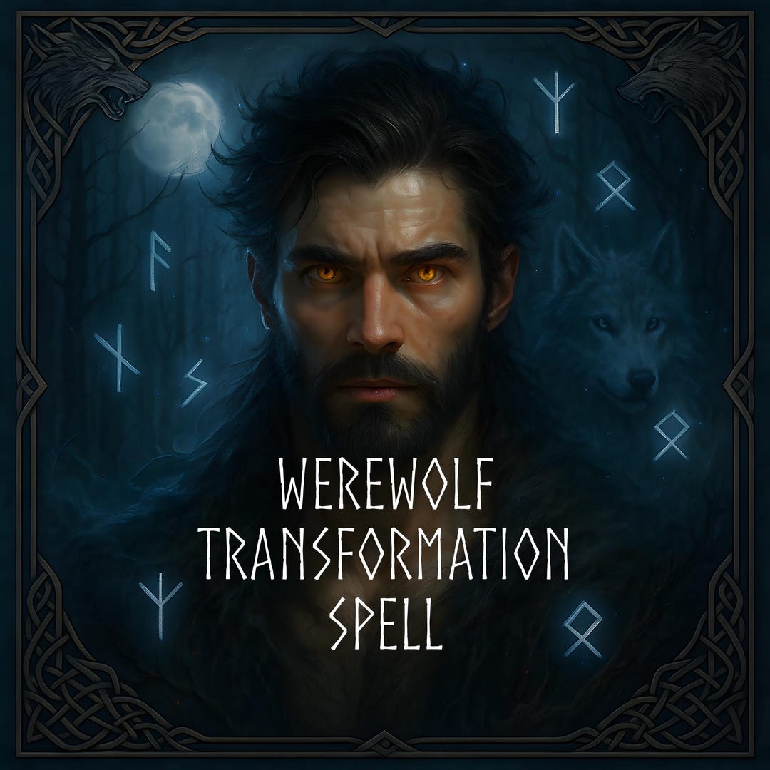 Werewolf Transformation Spell • Become Fenrir • Strength and Power ...