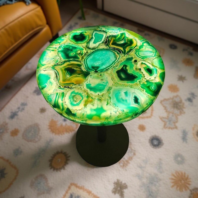 Agate End Table - Etsy