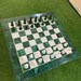 Handmade Malachite Style Chess Set| Luxury Decorative Board Game - Etsy