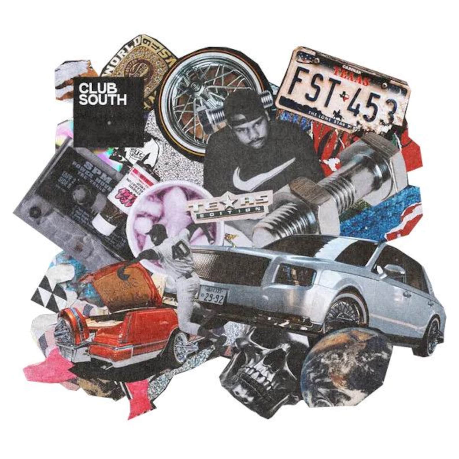 Houston Rap/slab Culture DJ Screw Vinyl Stickers (set of 5) - Etsy