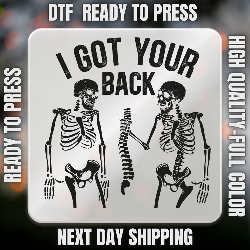I Got Your Back Skeleton - Etsy