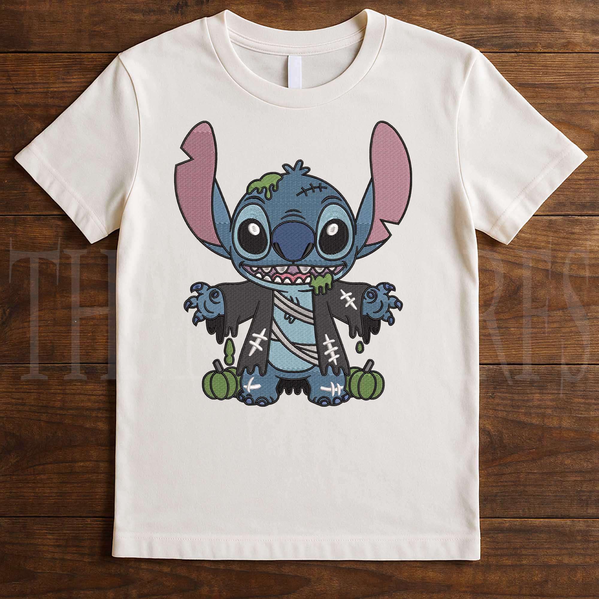 Zombie Stitch Embroidery Design, Halloween Machine Embroidery File ...