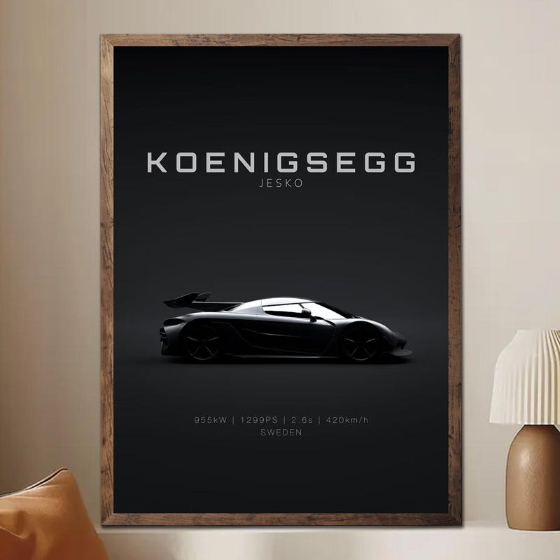 Paper Car Koenigsegg - Etsy