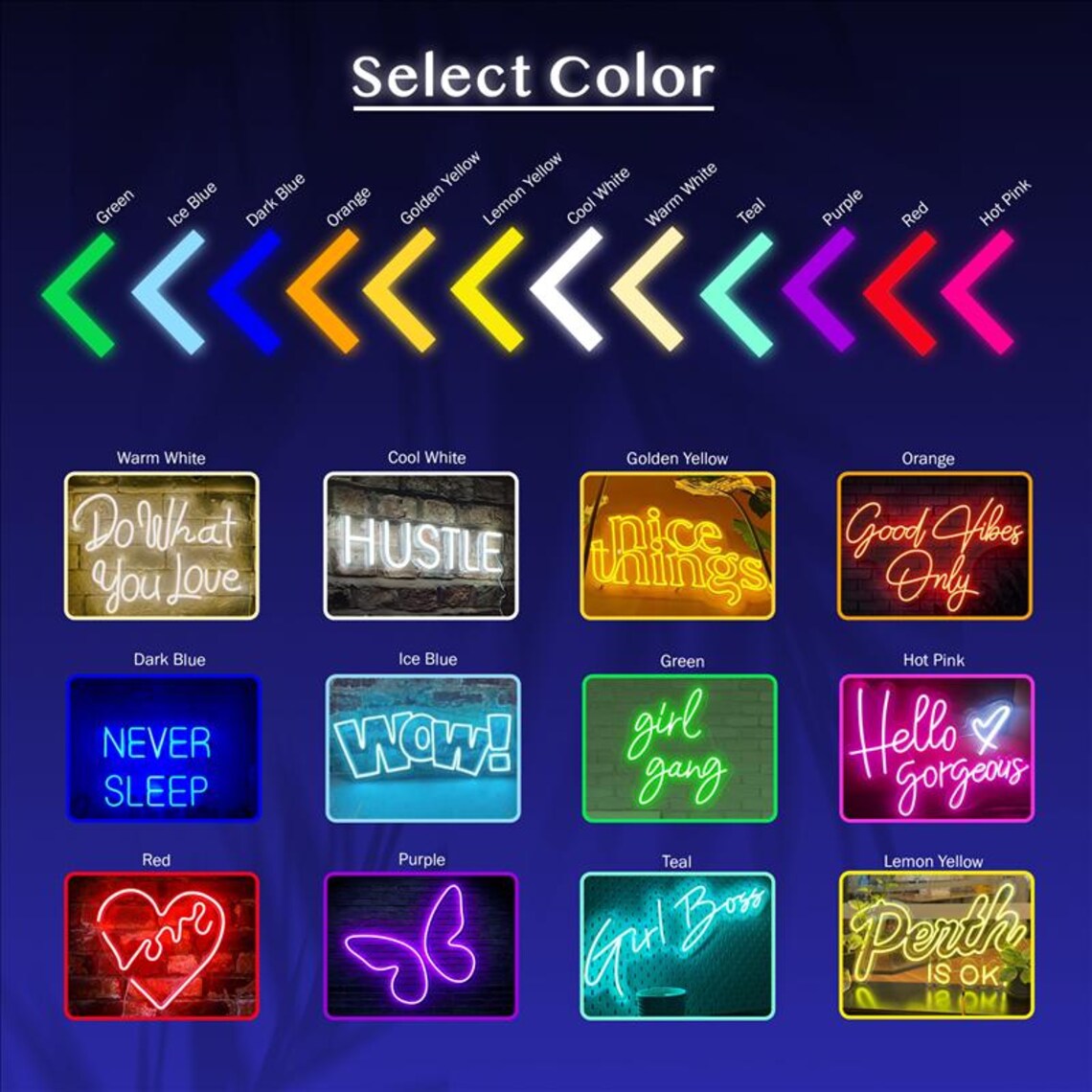 Custom Neon Name Sign | Led Neon Sign Custom | Neon Sign Bedroom | LED Signs | Neon Light Sign ...