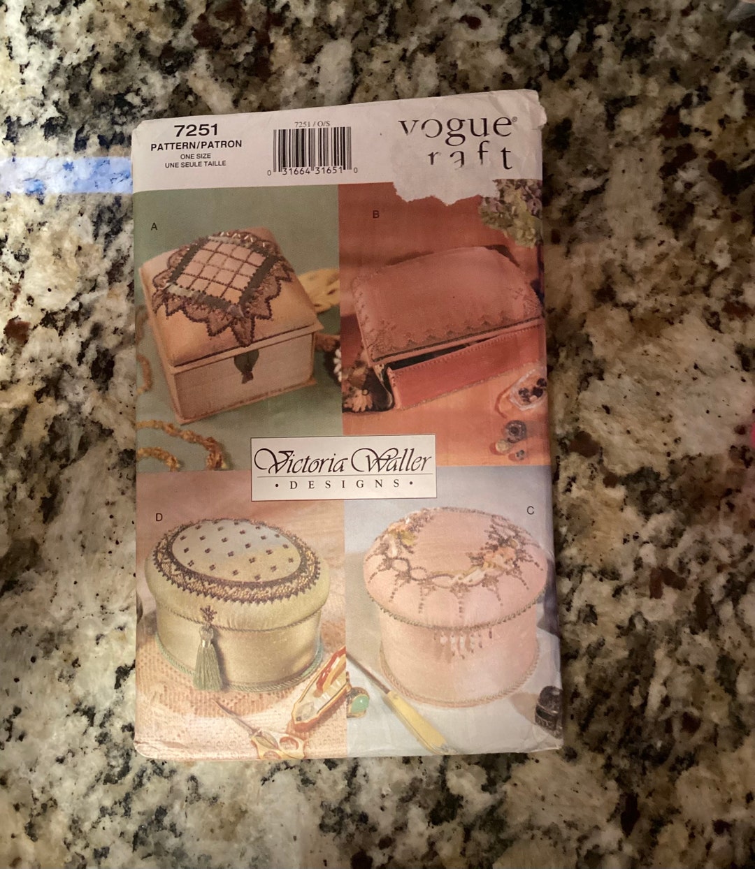 Vintage 2000s Vogue Craft Pattern 7251 Victoria Waller Pin Beaded ...