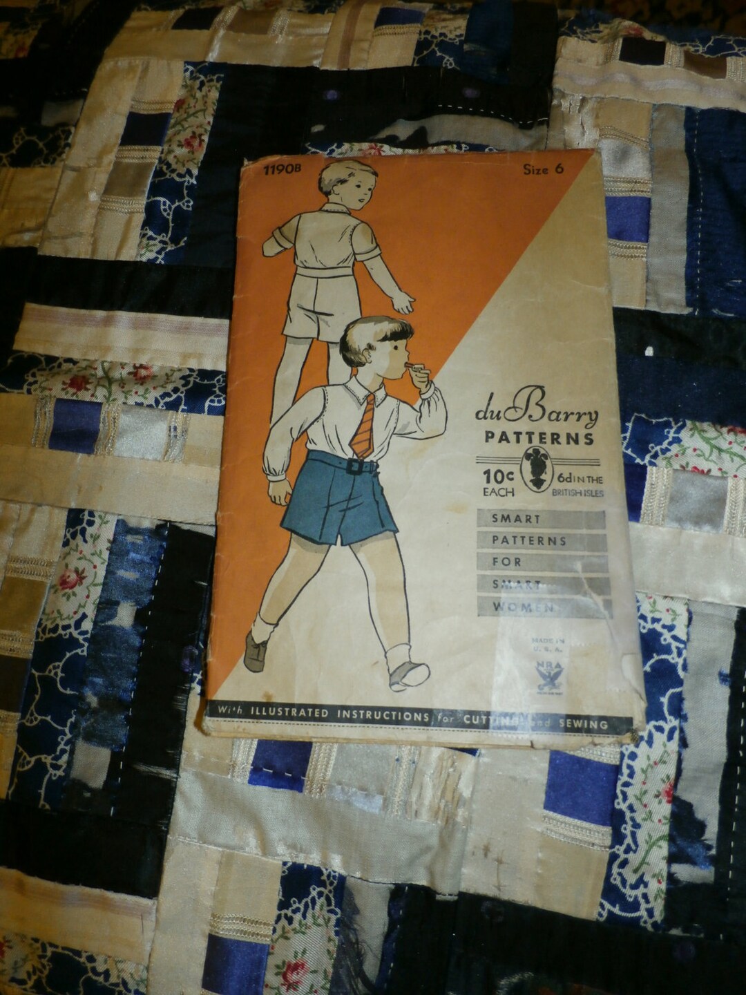 1930s Du Barry Pattern 1190B Boy's Shirt and Shorts - Etsy