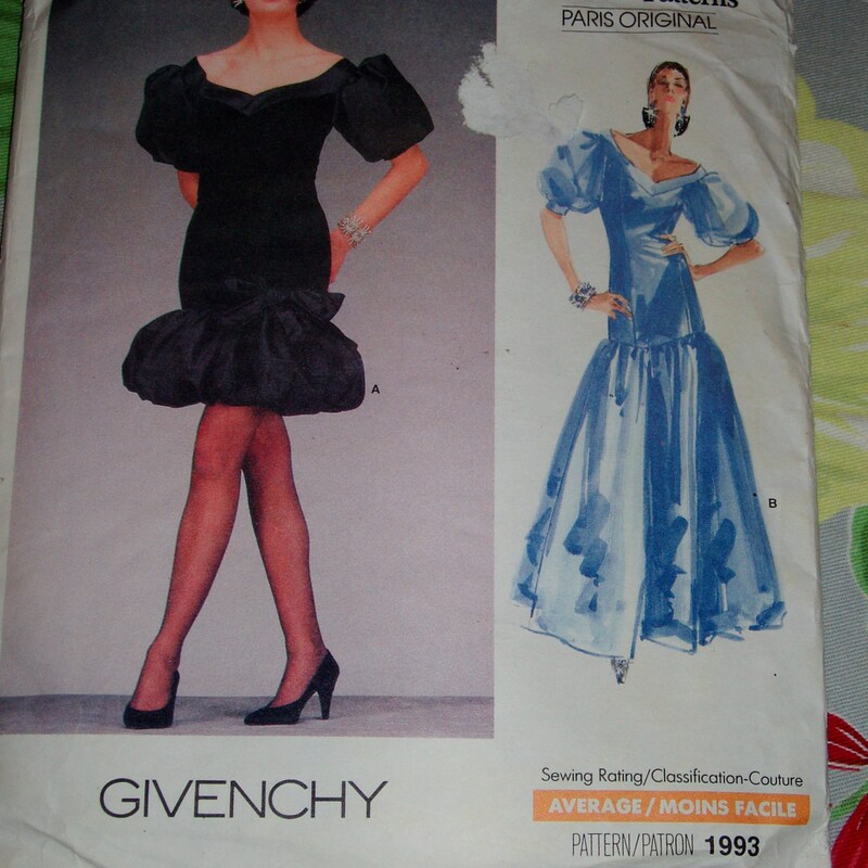 Vogue Patterns Givenchy - Etsy