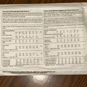 1990s so Easy Simplicity Pattern 7659 Misses Dress, Square Neckline ...