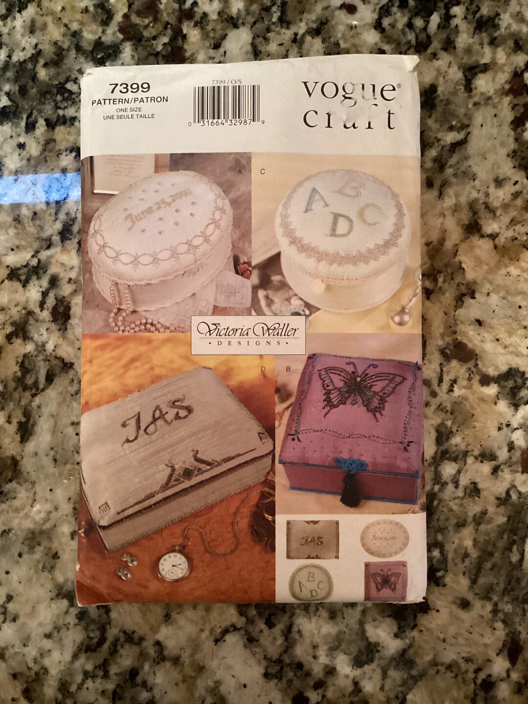 Vintage 2000s Vogue Craft Pattern 7399 Victoria Waller Pin Beaded ...