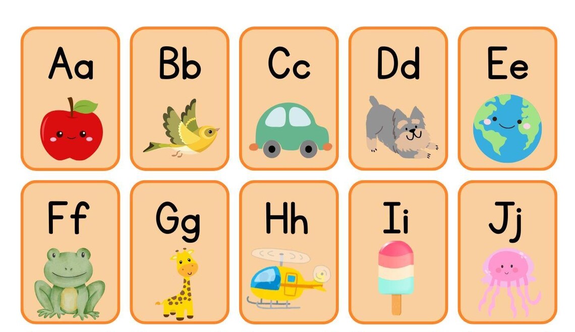Alphabet Print Out Resource - Etsy