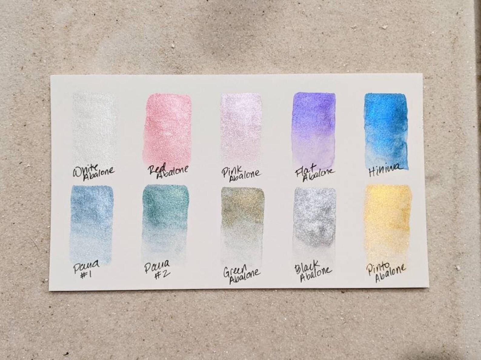 Abalone Palette Fine Artisan Watercolor Paint by Salty Soul | Etsy