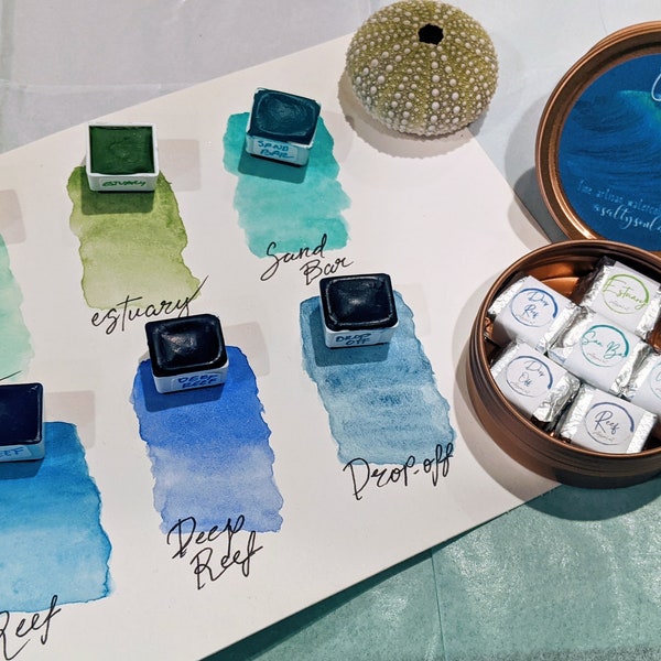 Ocean Watercolor - Etsy