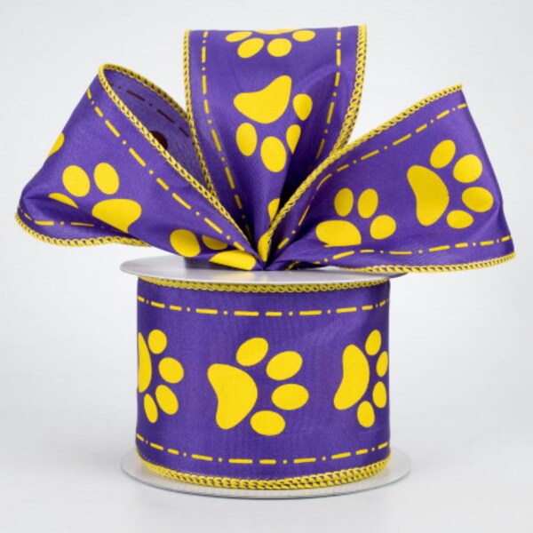Purple Paw Prints - Etsy