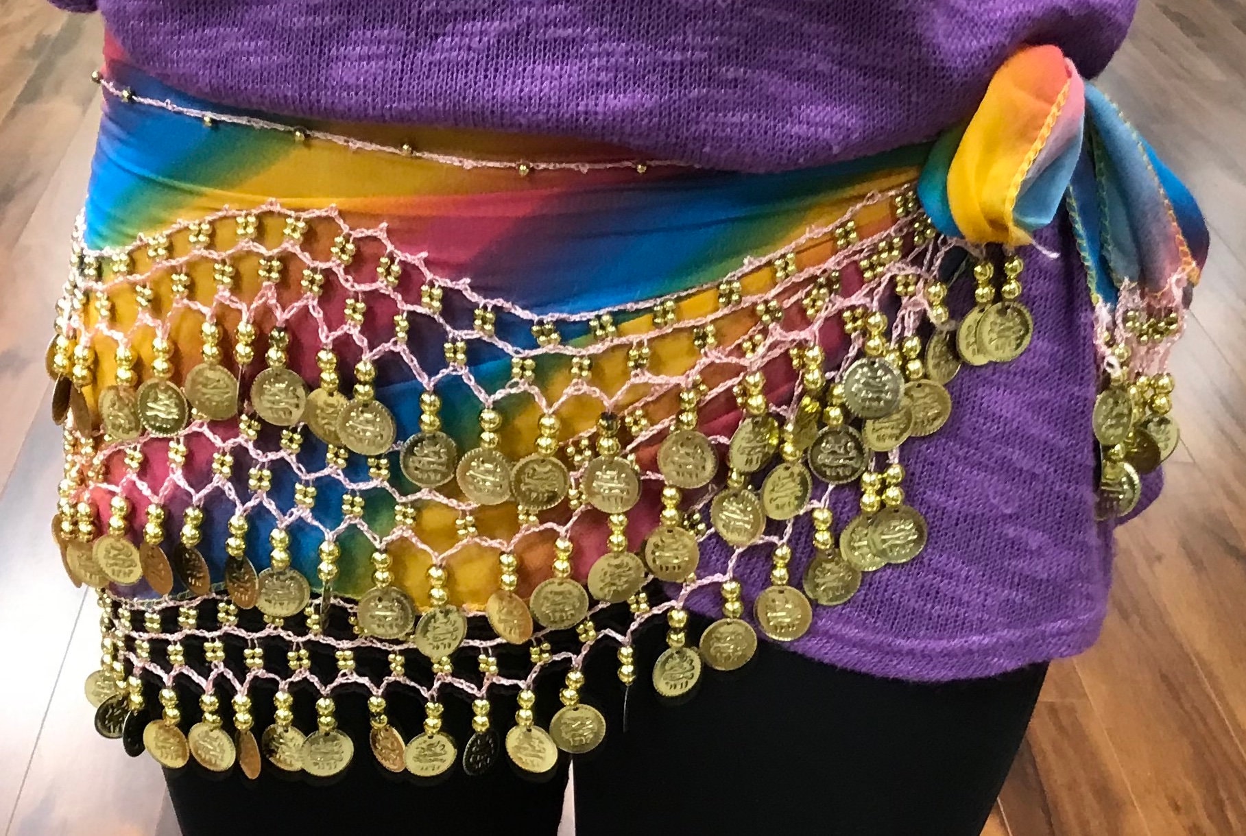 Hip Skirts With Coins