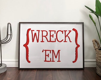 Wreck Em Tech Svg - Etsy