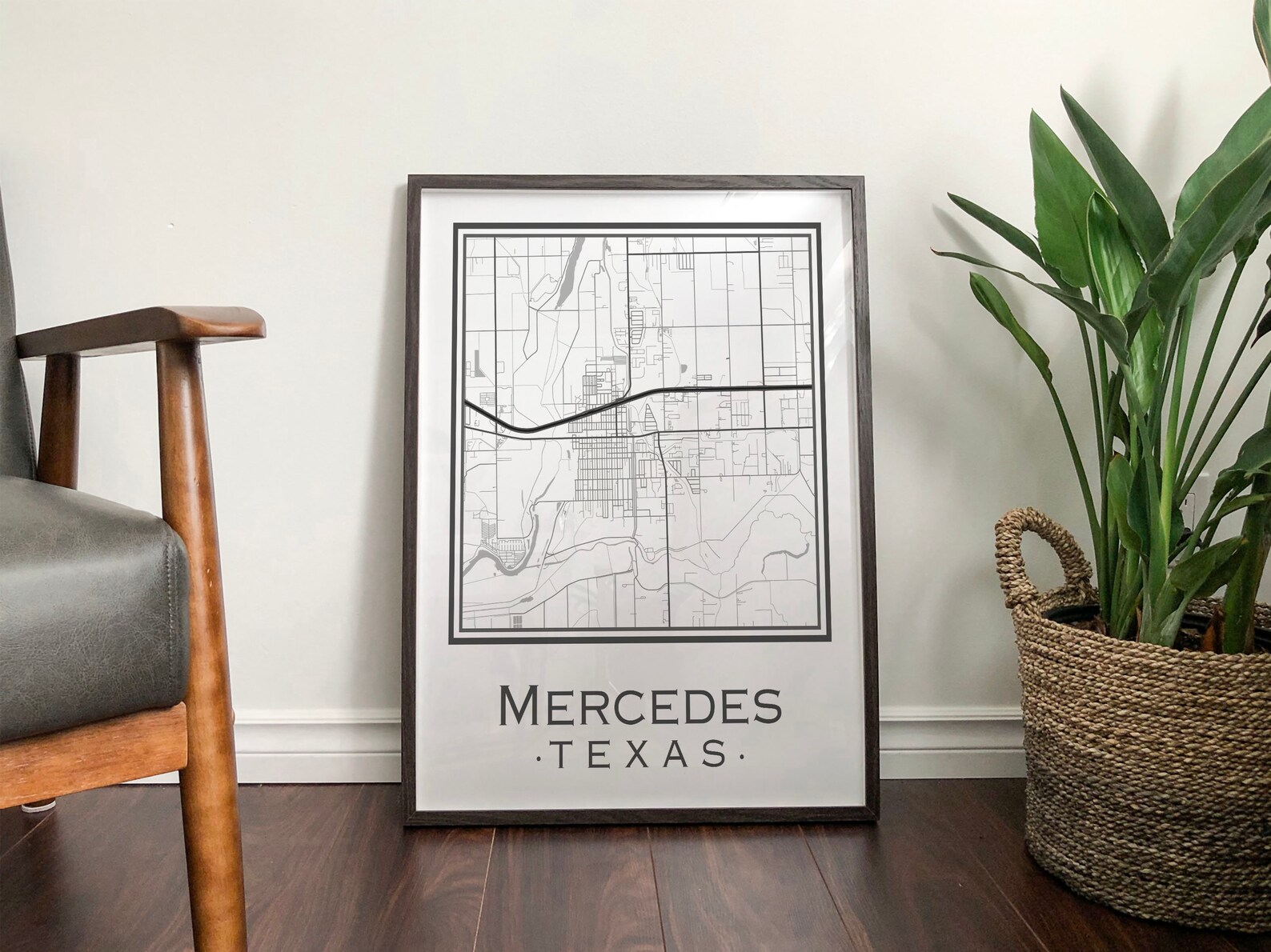 Mercedes Texas Map [digital Download] - Etsy