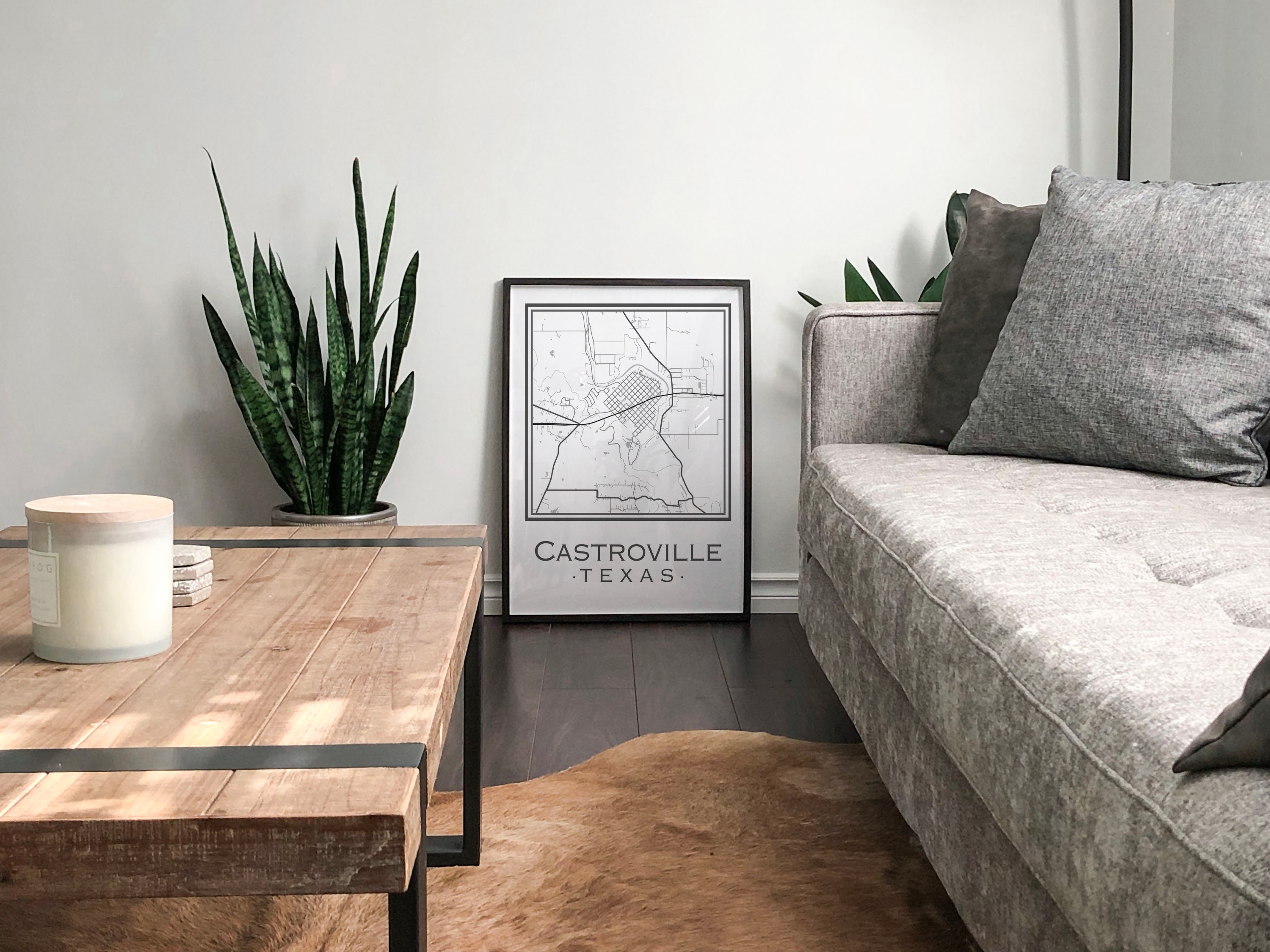 Castroville Texas Map [digital Download] - Etsy