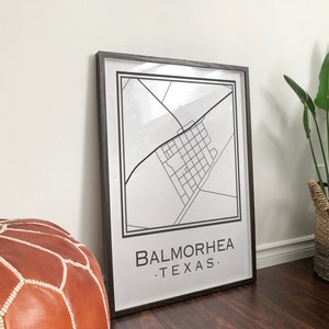Balmorhea Texas Map digital Download - Etsy