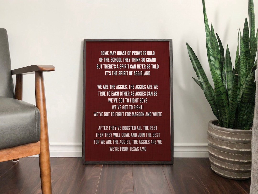 Spirit of Aggieland Print [digital] - Etsy