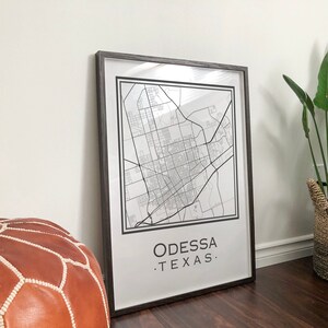 Odessa Texas Map [digital Download] - Etsy