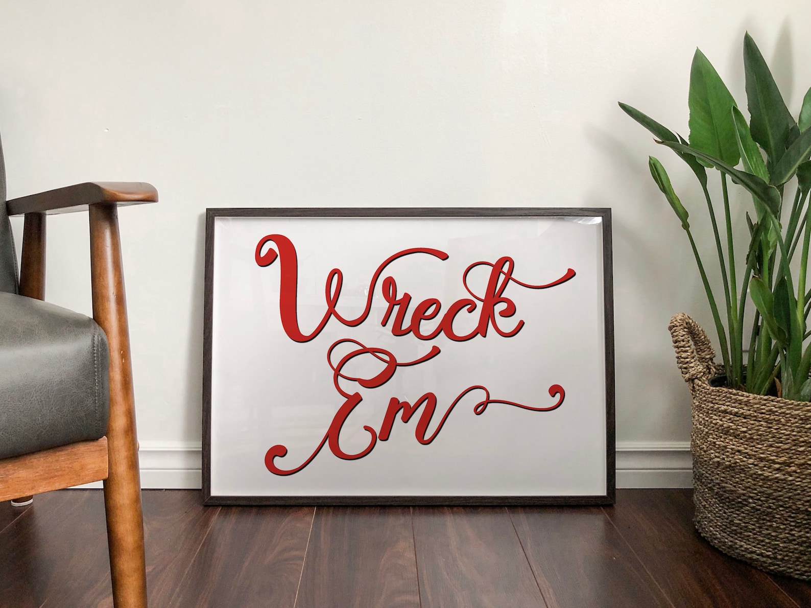Wreck 'em Tech Texas Tech Print [digital] - Etsy