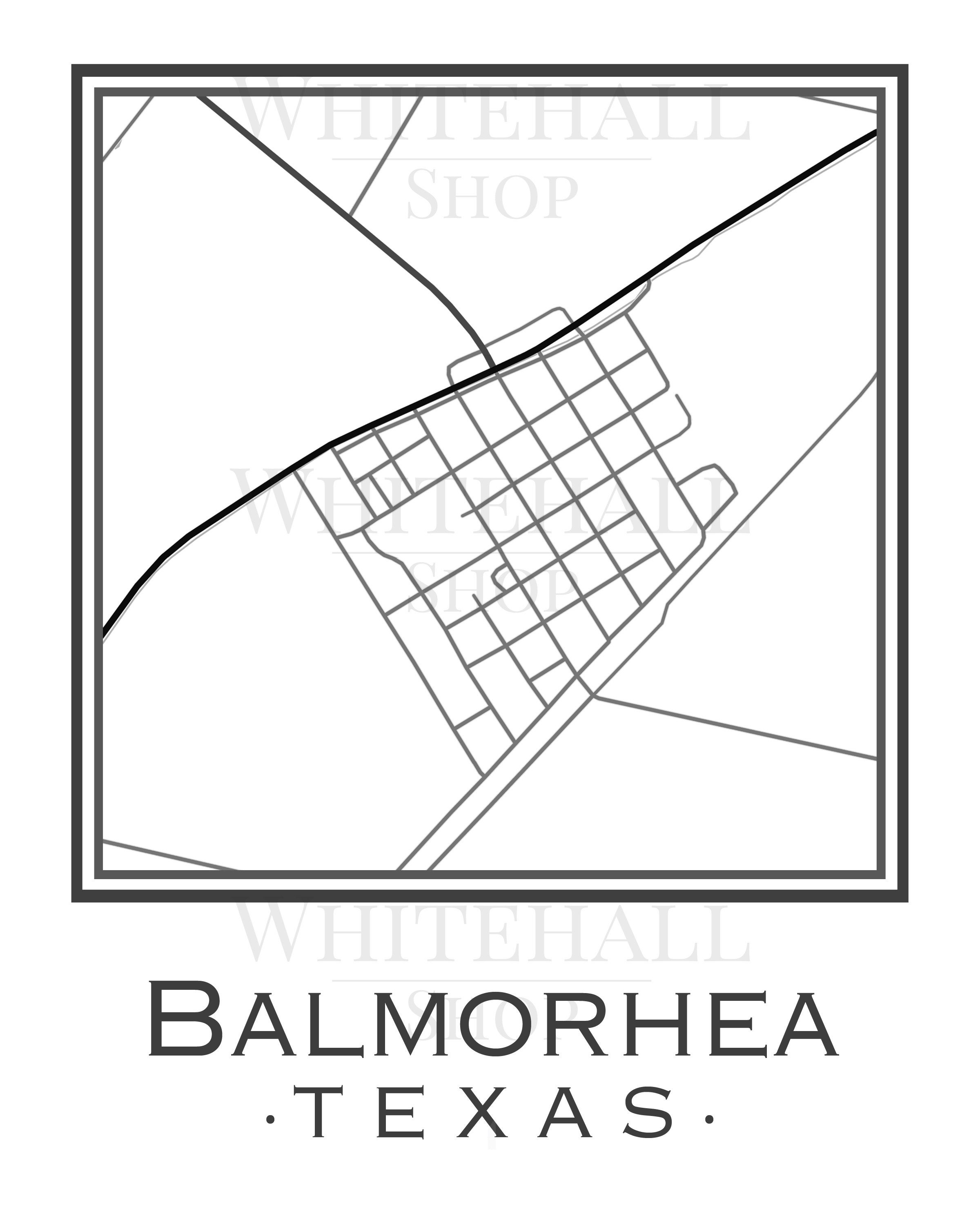 Balmorhea Texas Map digital Download - Etsy