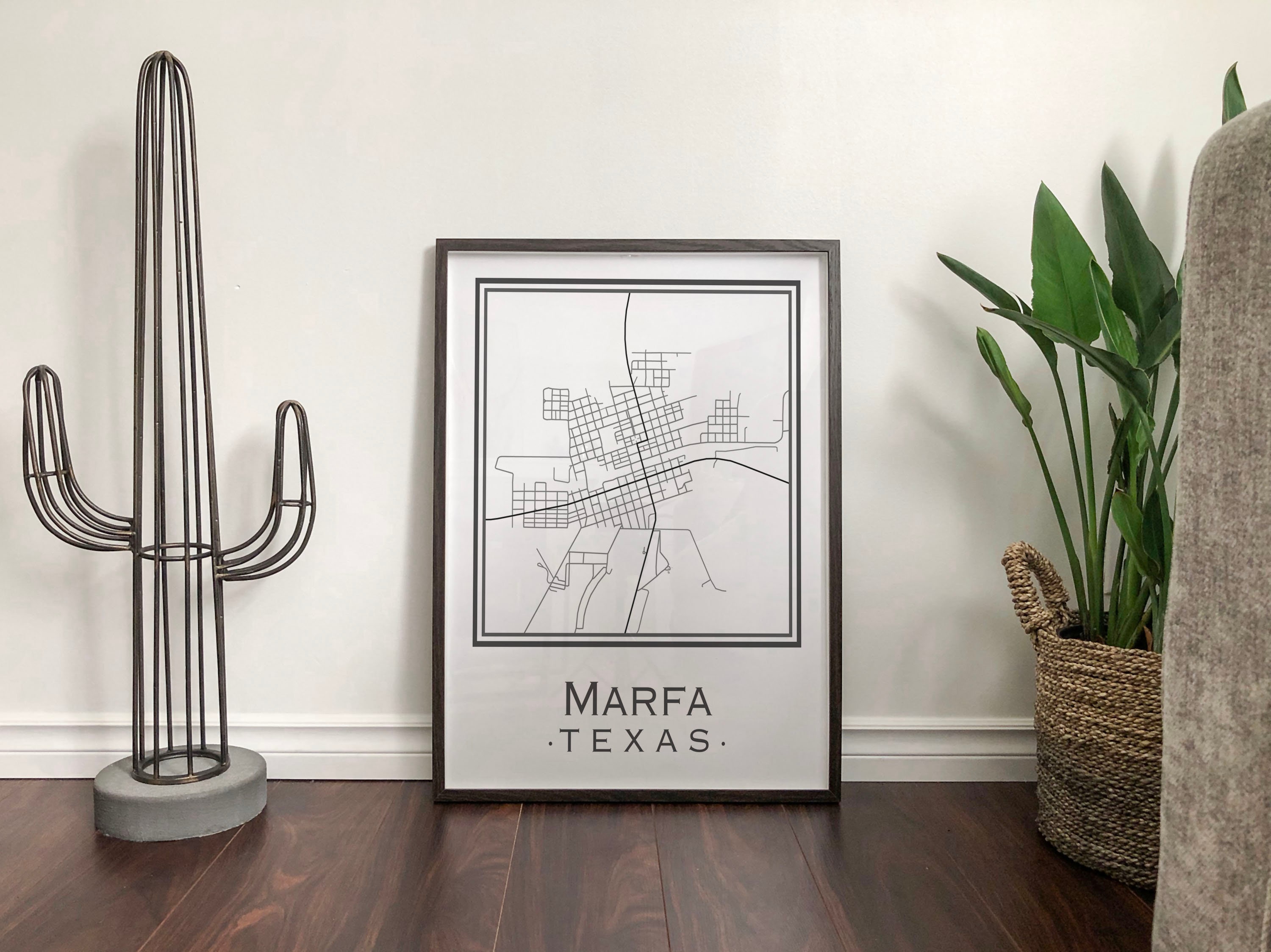 Marfa Texas Map [digital Download] - Etsy