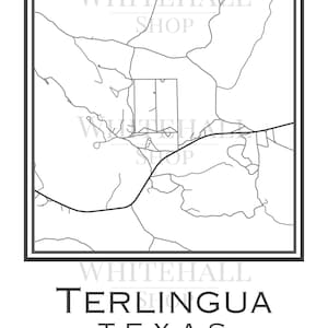 Terlingua Texas Map digital Download - Etsy Sweden
