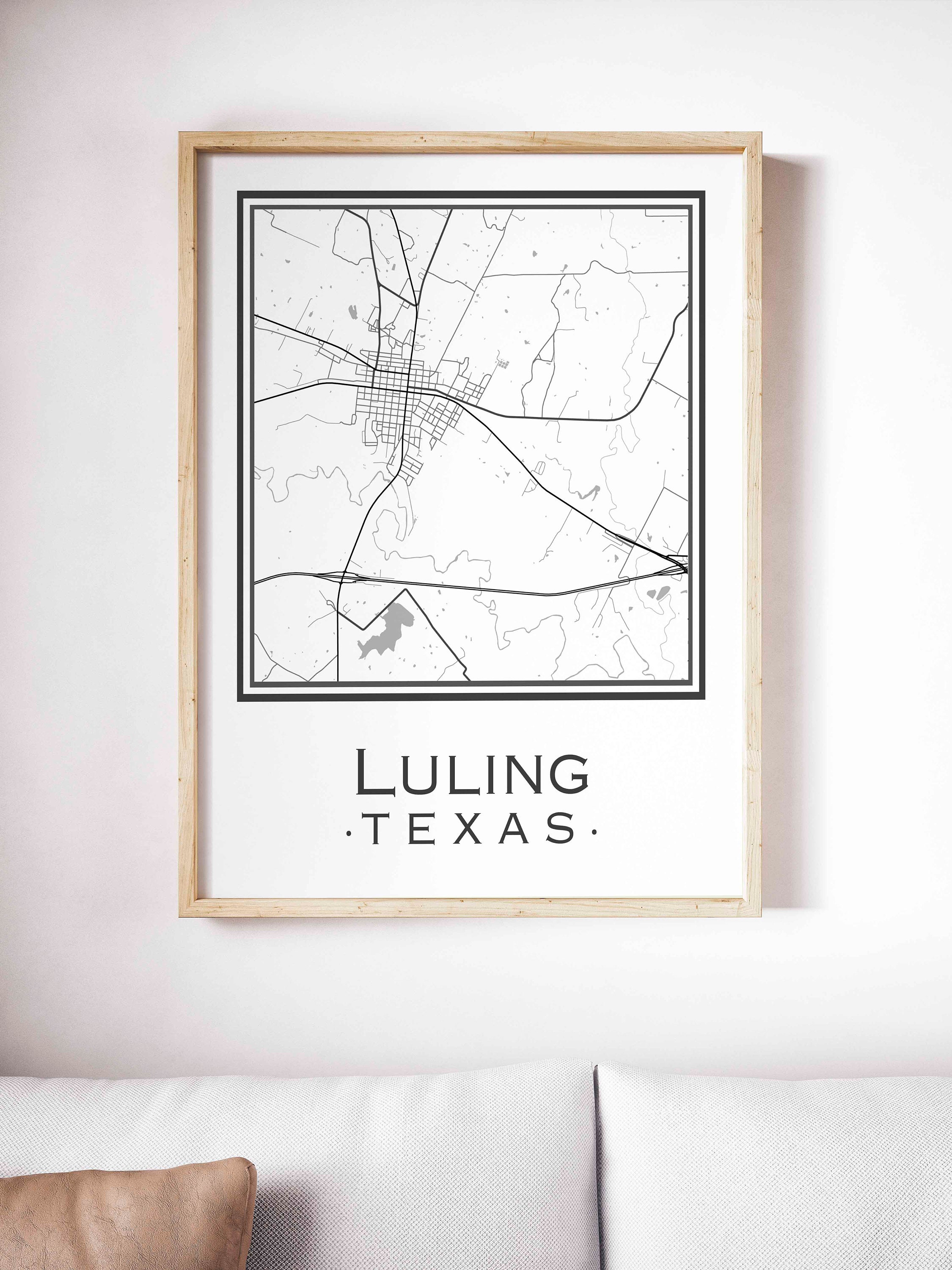 Luling Texas Map Digital Download - Etsy 日本