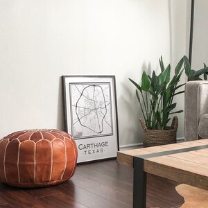 Carthage Texas Map [digital Download] - Etsy
