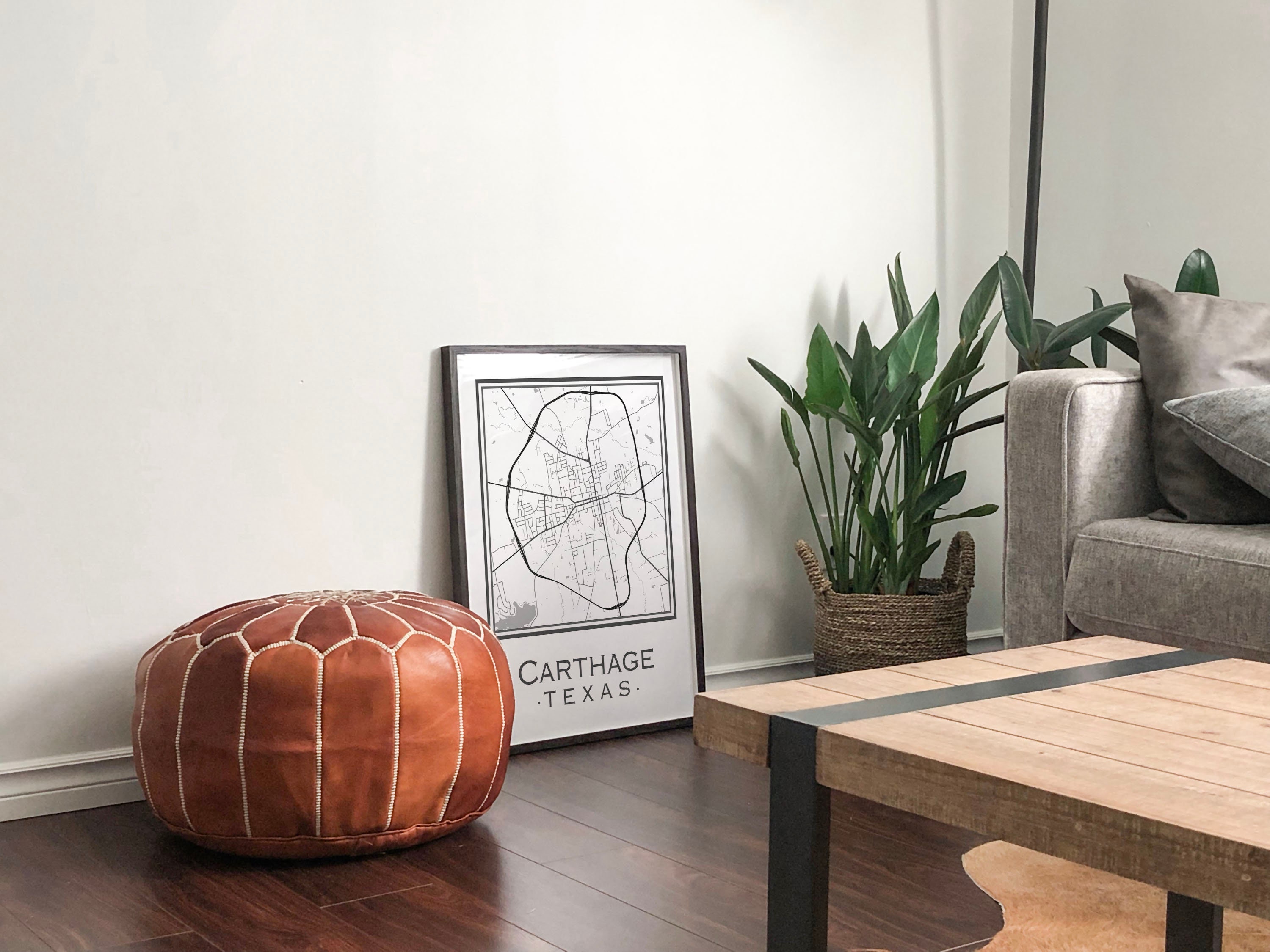 Carthage Texas Map [digital Download] - Etsy