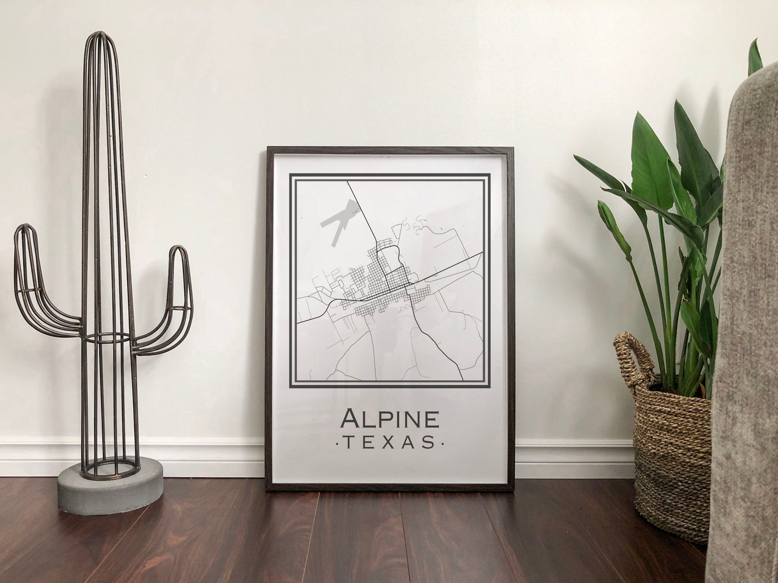 Alpine Texas Map [digital Download] - Etsy